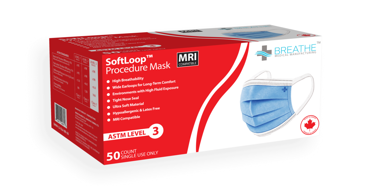 Softloop MRI Procedure Mask - Breathe Medical